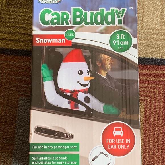 CarBuddy | Holiday | Car Buddy Snowman For Use And Passenger Seat Self ...